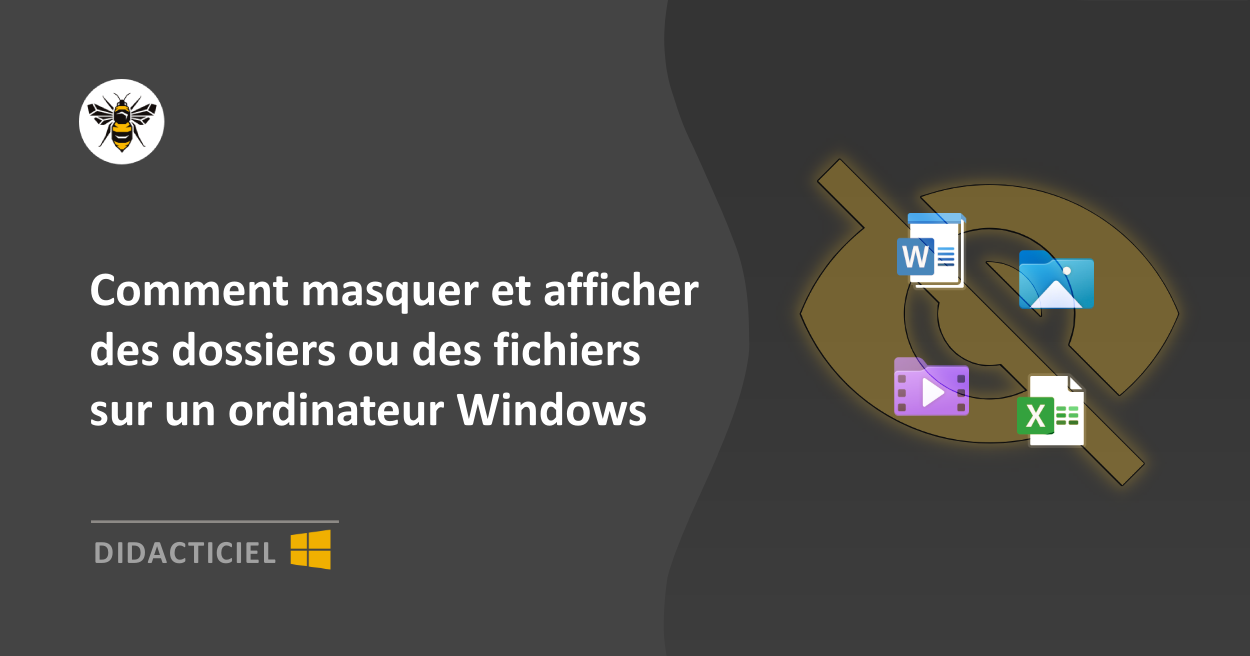 Comment masquer et afficher des dossiers ou des fichiers sur un ...
