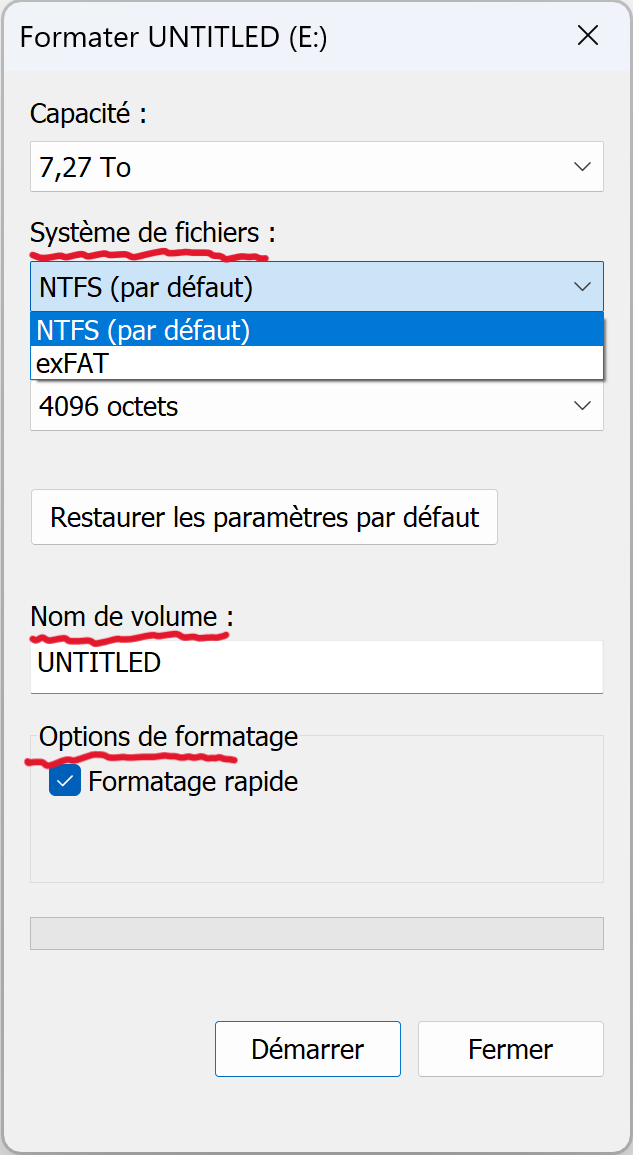 Guide complet des options de formatage de disque sous Windows