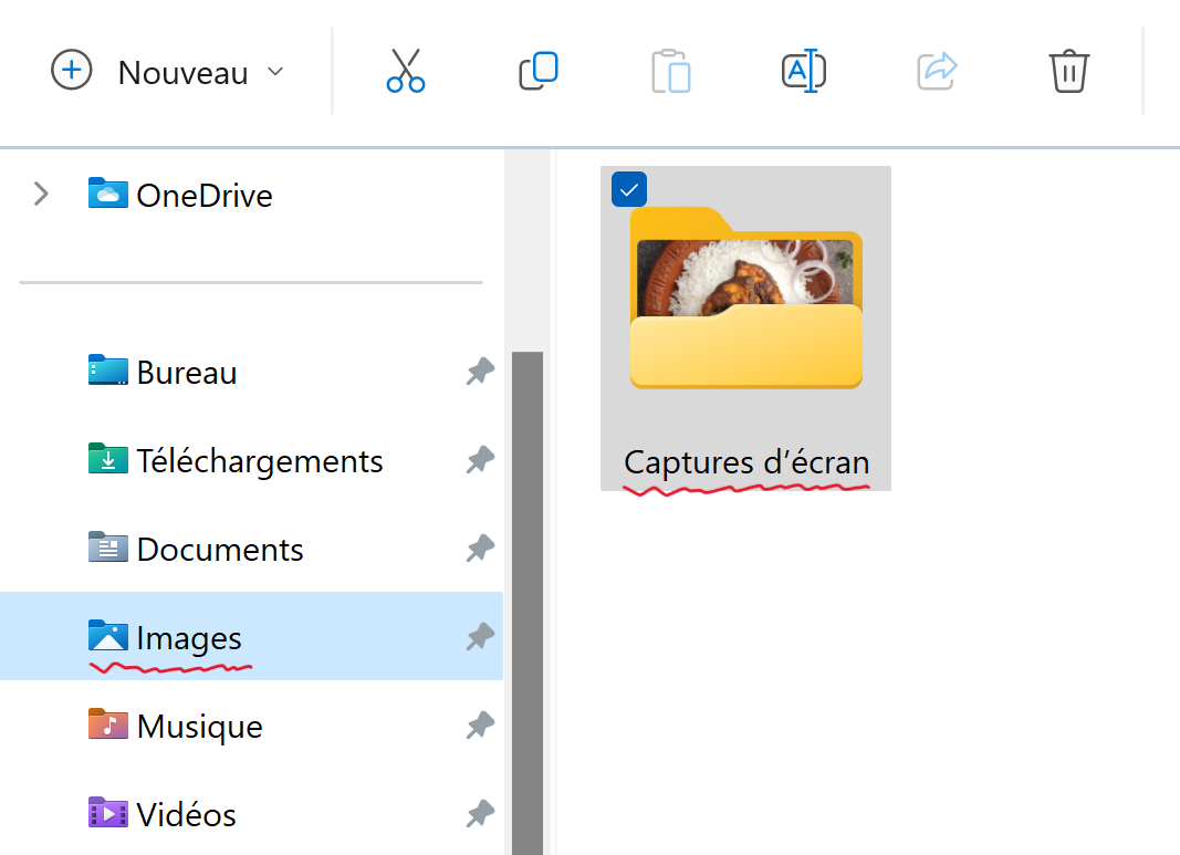 Où sont les captures d'écran enregistrées sur Windows 11