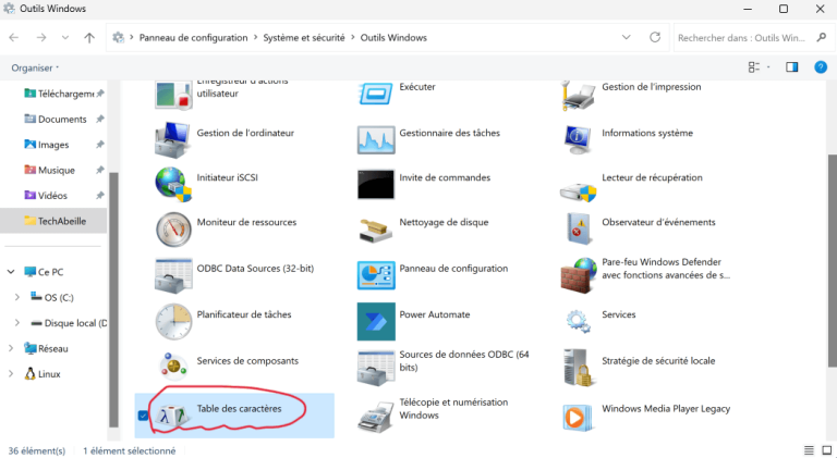 Table des caractères de Windows : Comment l'ouvrir et l'utiliser - Tech ...