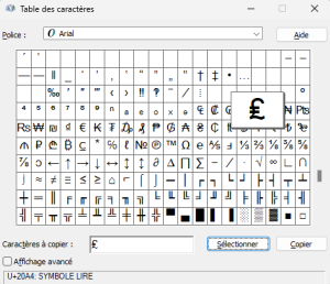 Table des caractères de Windows : Comment l'ouvrir et l'utiliser - Tech Abeille