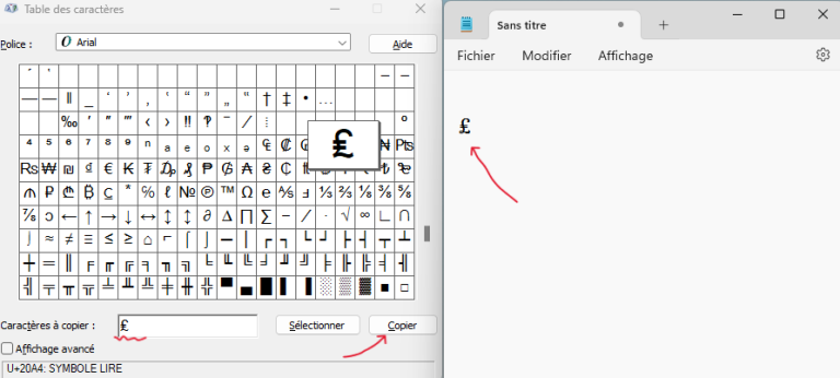 Table des caractères de Windows : Comment l'ouvrir et l'utiliser - Tech ...