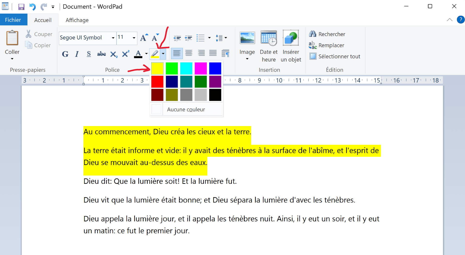 Comment encadrer un texte sur WordPad ? (Astuces ) - Tech Abeille