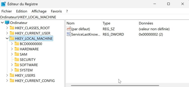 Qu'est-ce que HKEY_LOCAL_MACHINE ? - Tech Abeille