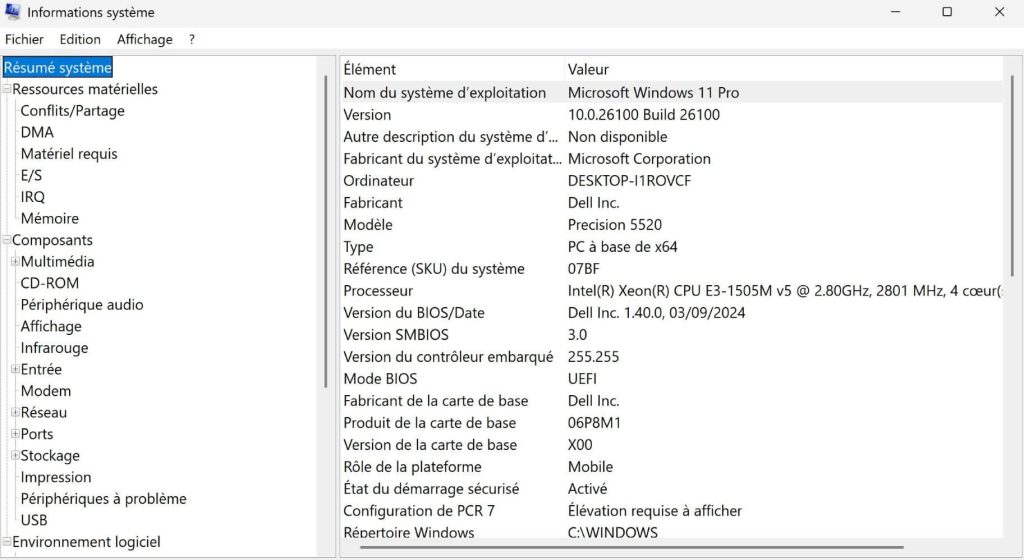 Comment vérifier les caractéristiques de son PC sous Windows - Tech Abeille