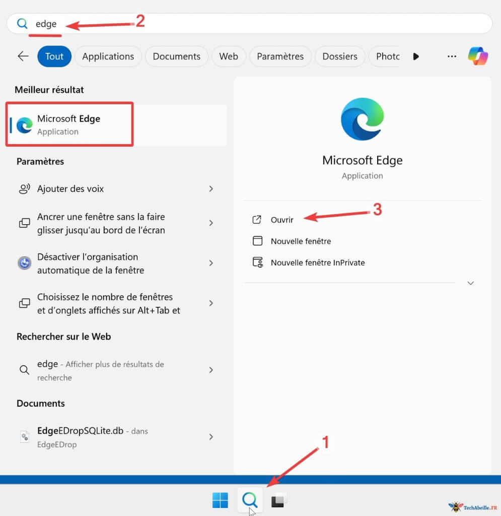 6 façons d’ouvrir Edge sous Windows 10 et 11 - Tech Abeille