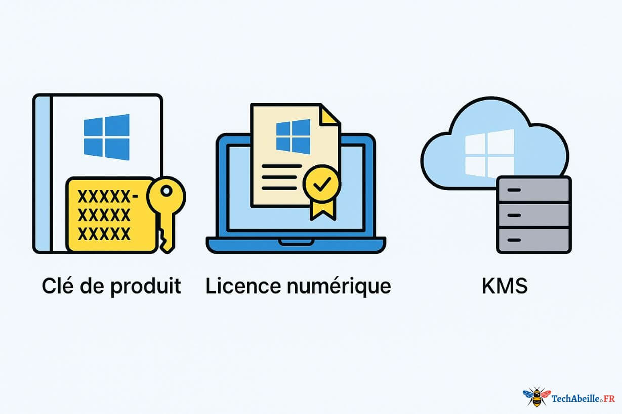 Quelle est la différence entre les clés de produit Windows, les ...